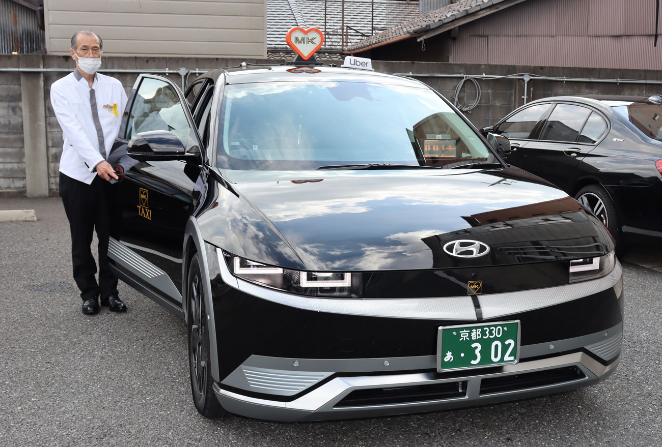 全タクシーの電動化へエムケイが猛進 ヒョンデ一挙50台、日産、BMWの高級EVも導入へ 社長「必然の流れ」｜まいどなニュース